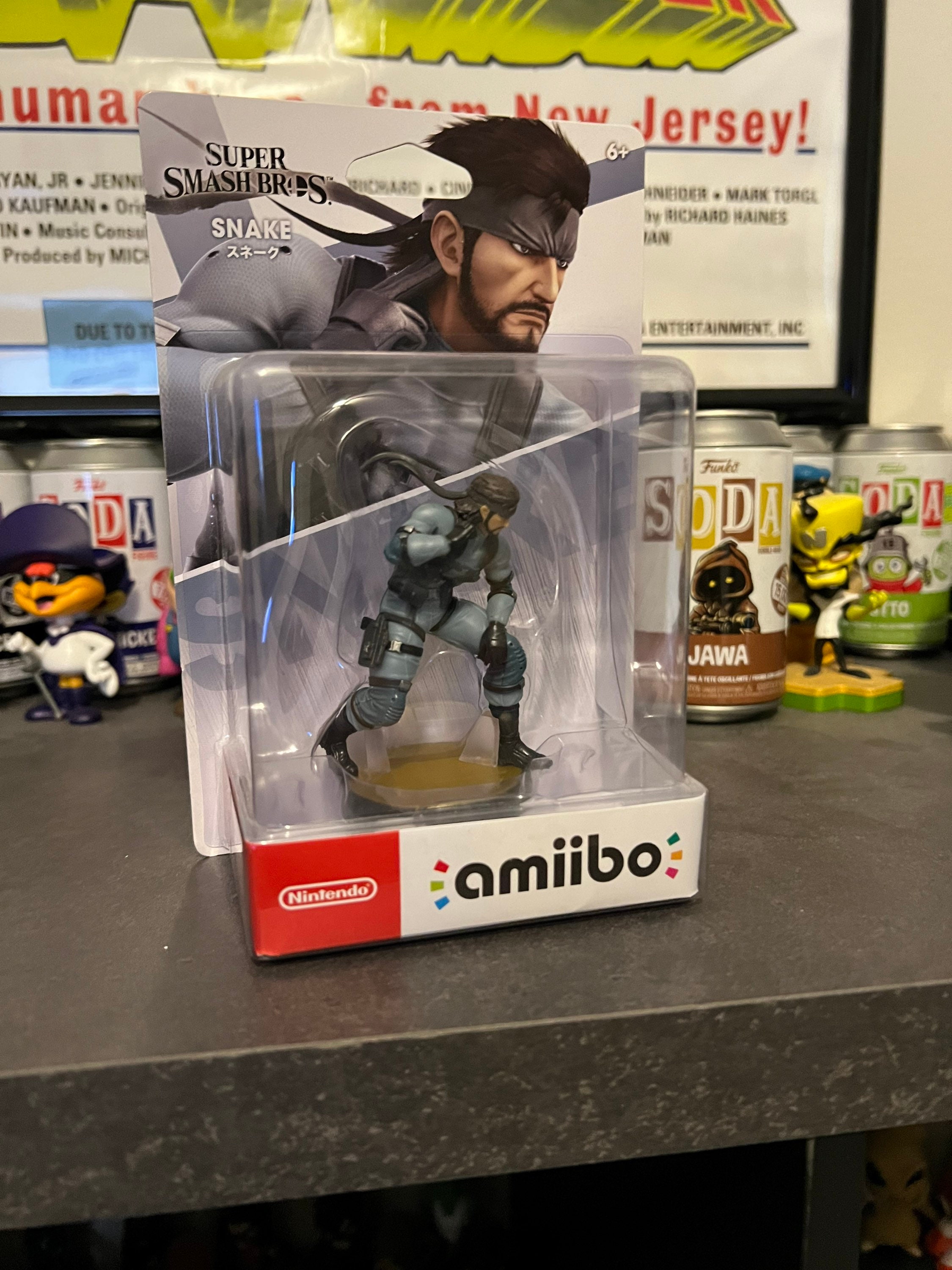 Nintendo Switch Amiibo Super Smash Bros. - Snake Character Figure New ...