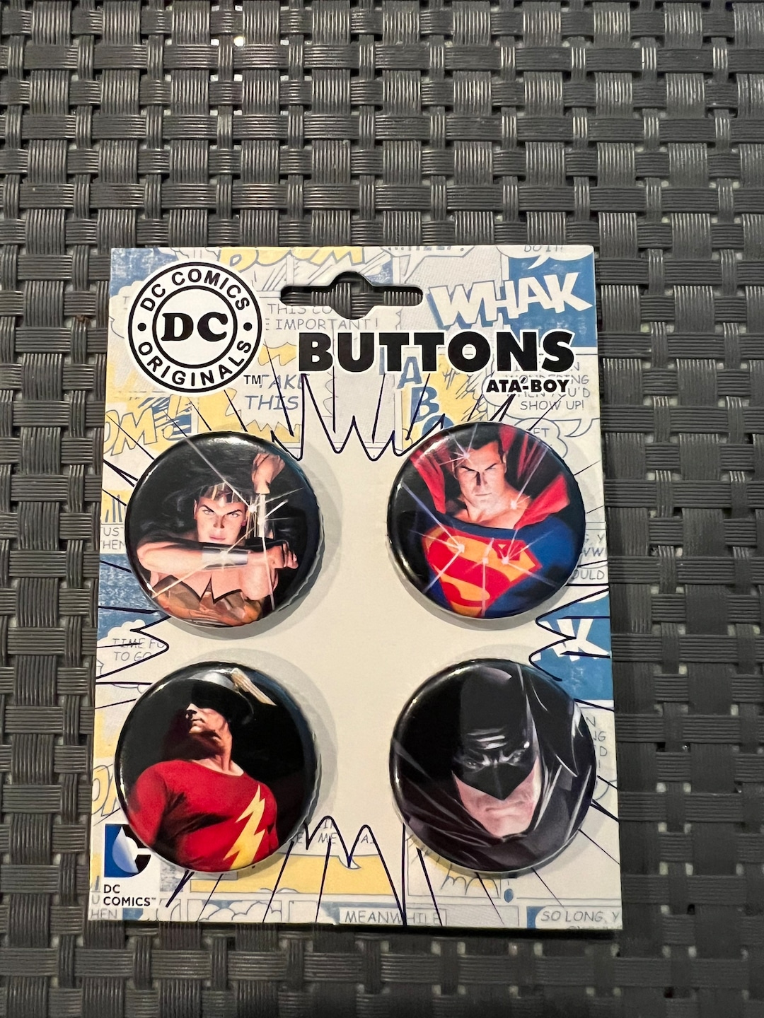 DC Comics Originals Ata-boy Batman, Superman, Wonder Women, Flash, WHAK ...