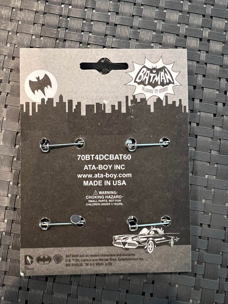 Batman Classic TV Series Set of 4 Buttons Ata-boy DC RARE - Etsy