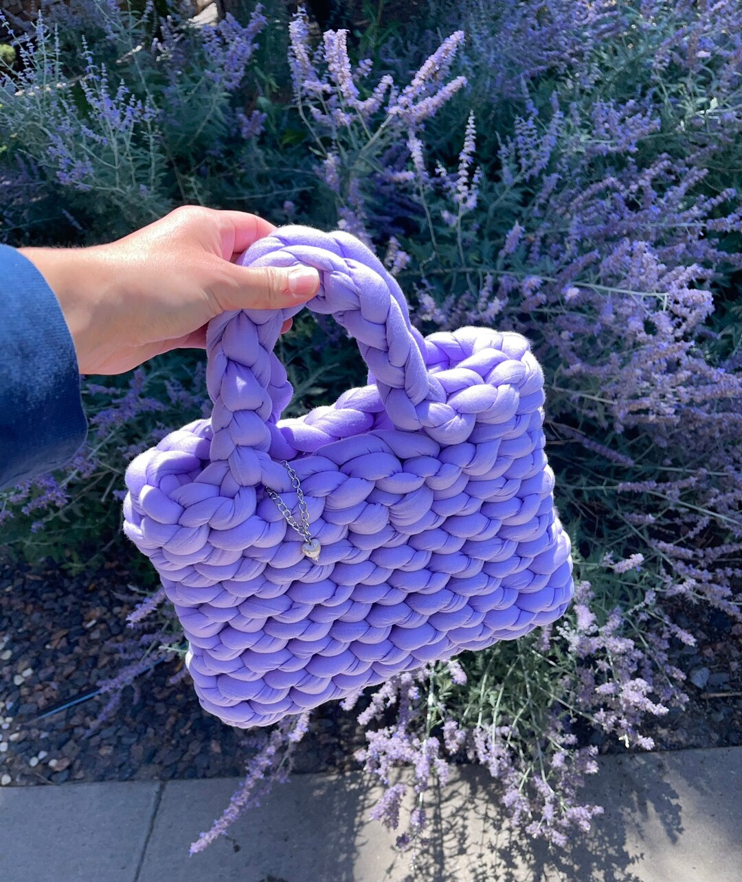 Medium Woven Top Handle Bag - Etsy