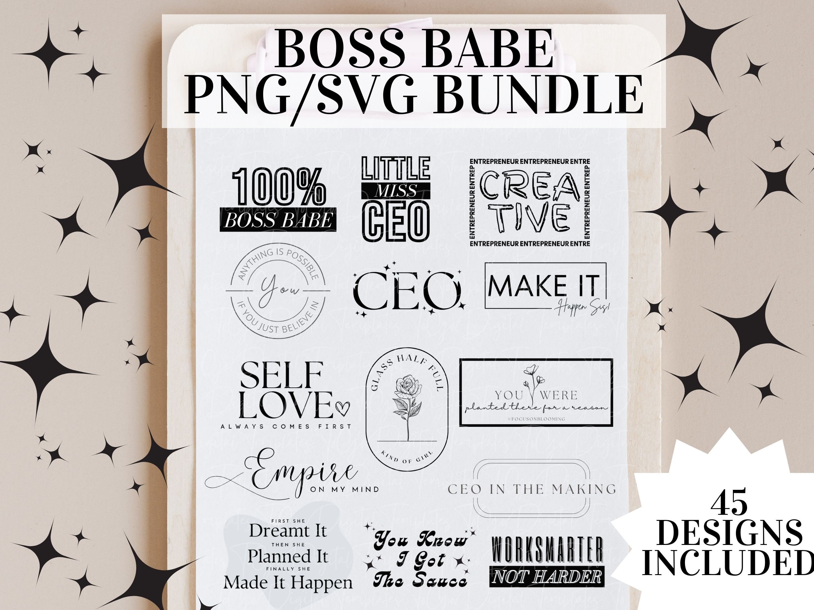45 Entrepreneur Svg Bundle | PNG Files | Entrepreneurship Svg | CEO Svg ...