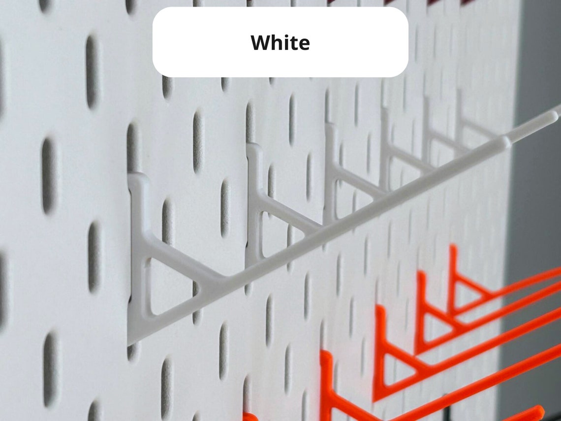 Spool Holder Hooks for Ikea SKADIS Pegboard Set of 12 Hooks for Sewing ...