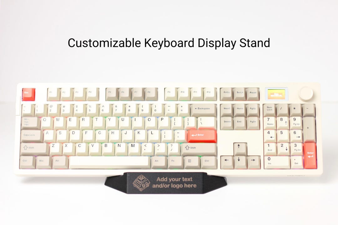 Keyboard Display Stand - Customizable Option Available - Premium Design ...