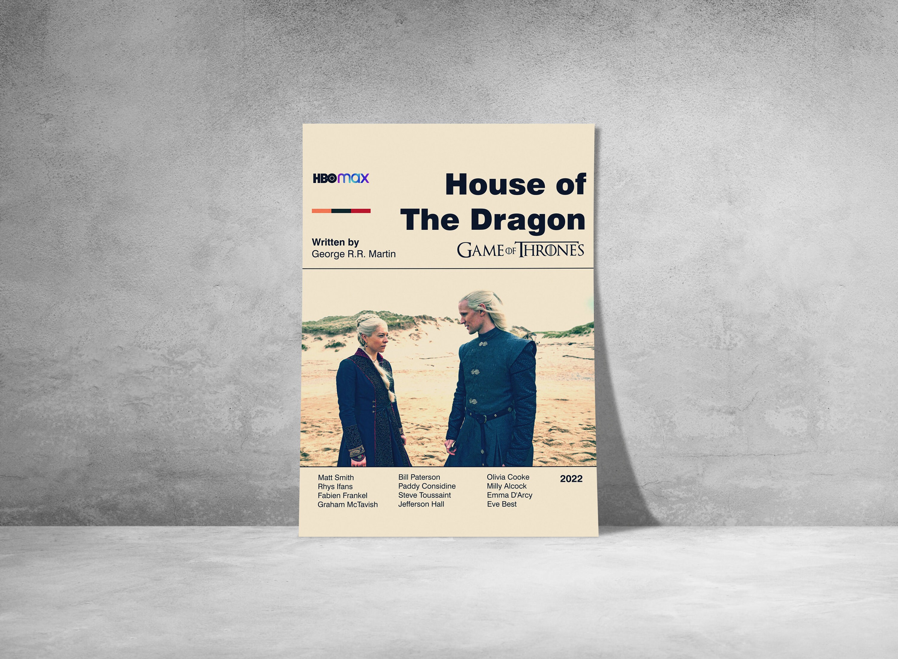 Game Of Thrones Poster - House Of The Dragon Poster Designed & Sold By ...