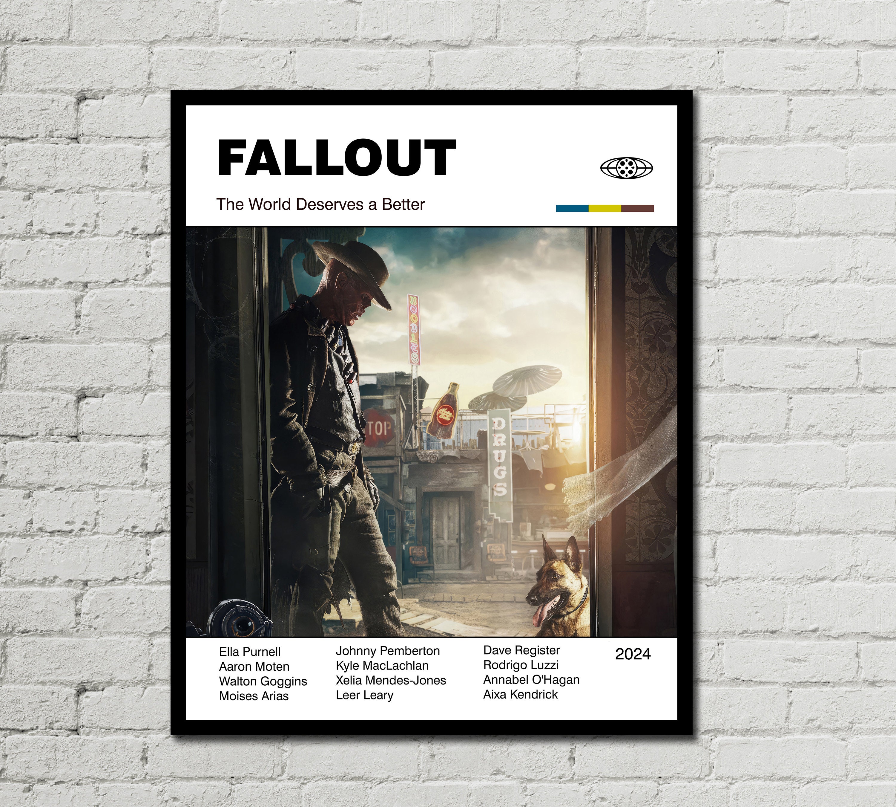 FALLOUT POSTER TV Show Poster Mid Century Modern Art Digital Download ...