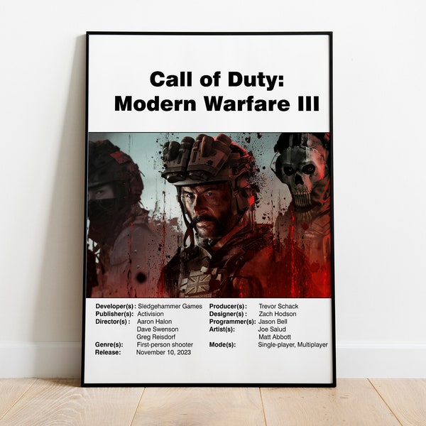 Call of Duty Decor - Etsy