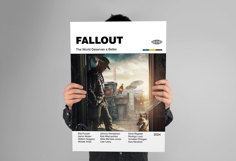 FALLOUT POSTER TV Show Poster Mid Century Modern Art Digital Download ...