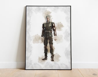 BALDUR'S GATE POSTER Gale Poster Video Game Poster Digital Art ...