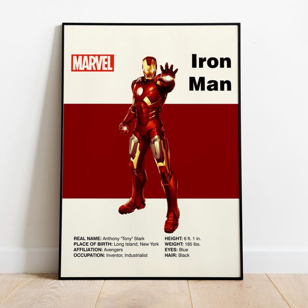 Iron Man Poster - Etsy