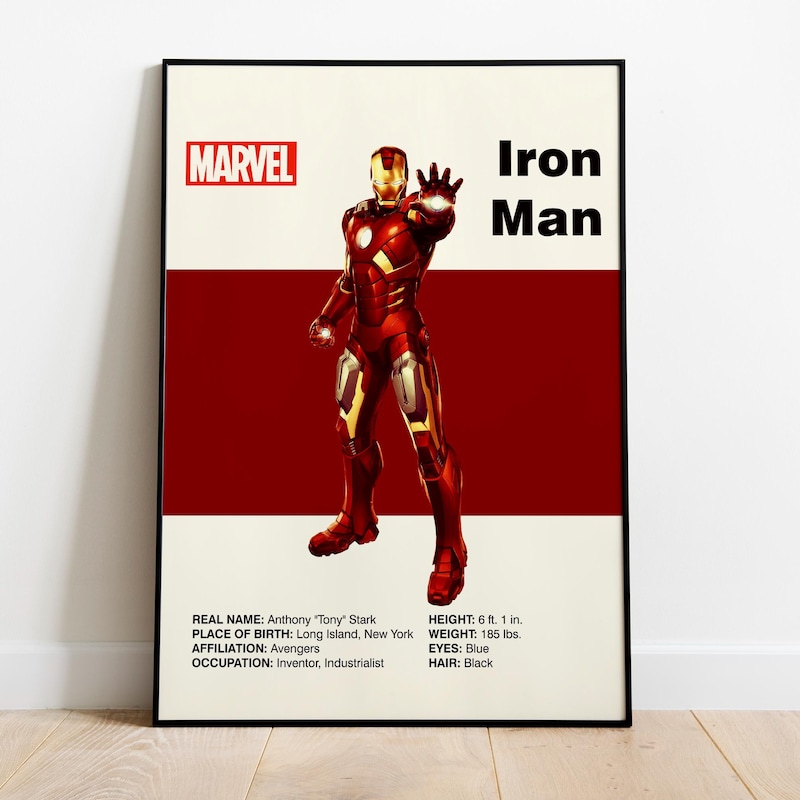 Iron Man Poster - Etsy