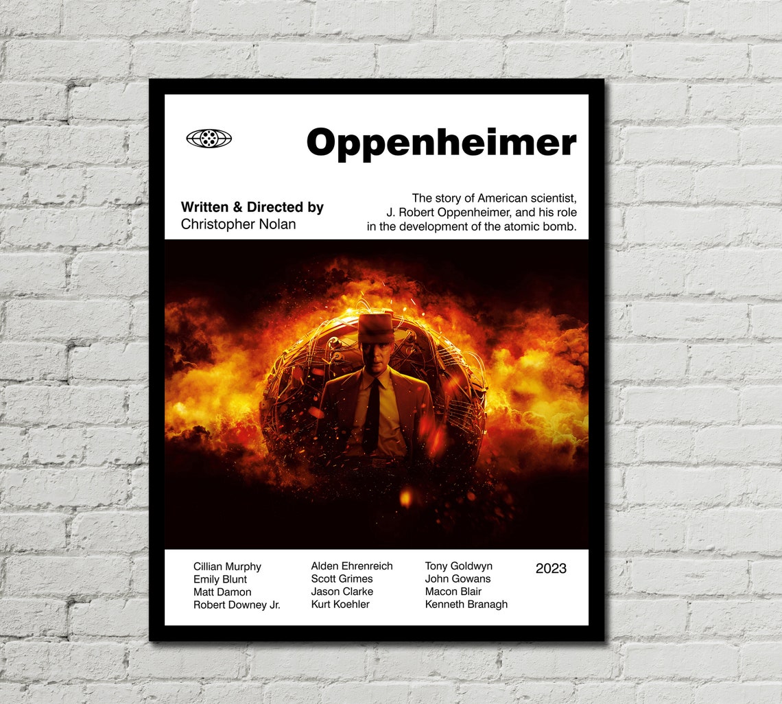 OPPENHEIMER POSTER Movie Poster Printable Art Digital Art Wall Art Mid ...