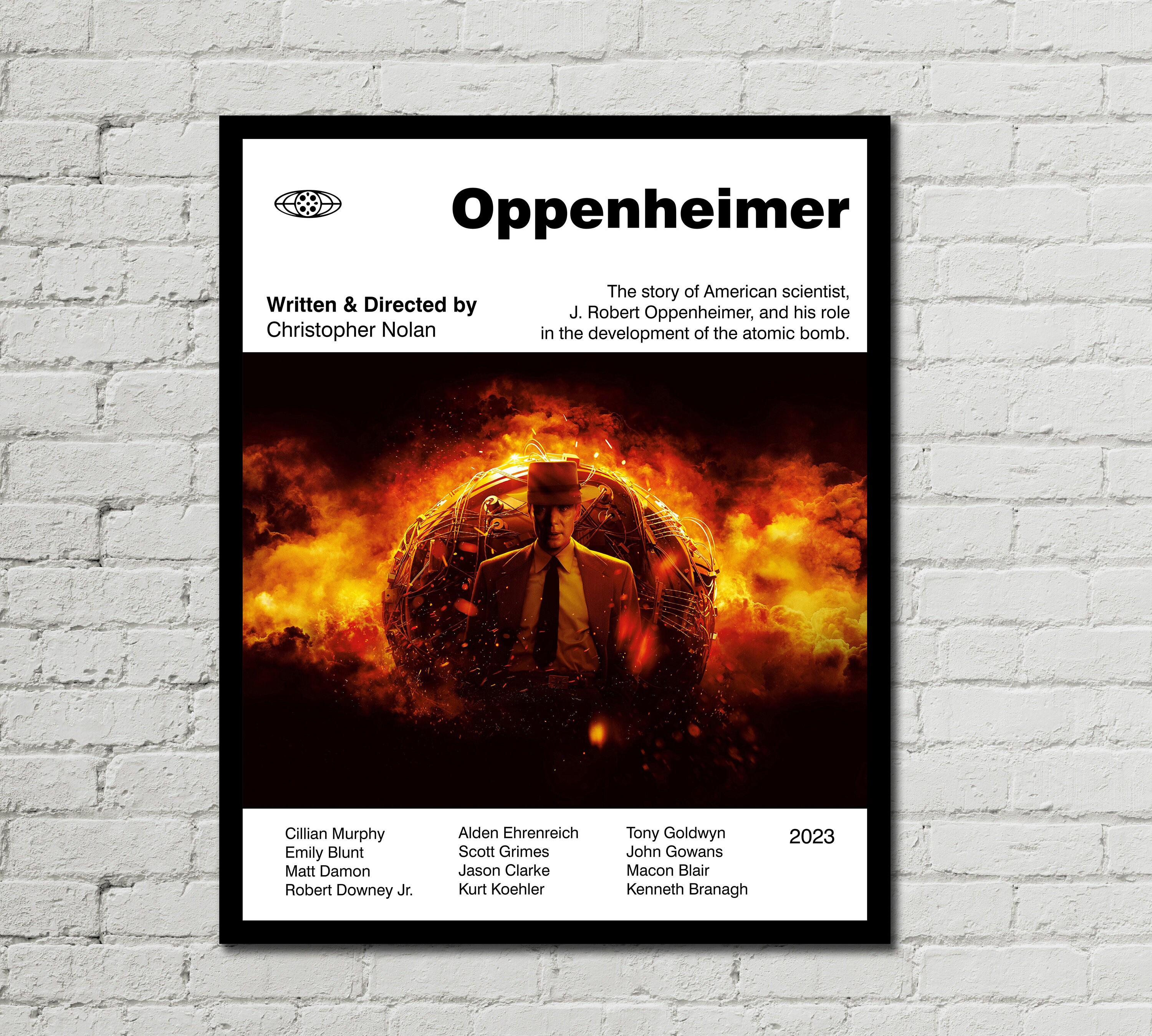 OPPENHEIMER POSTER Movie Poster Printable Art Digital Art Wall Art Mid ...