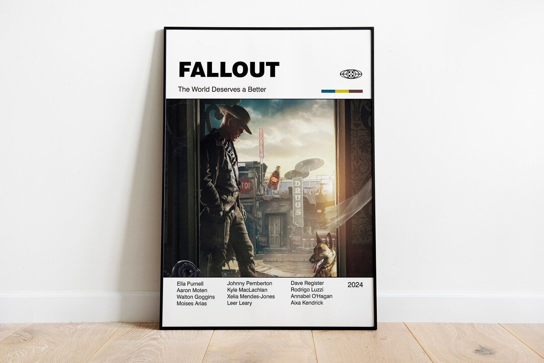 FALLOUT POSTER TV Show Poster Mid Century Modern Art Digital Download ...