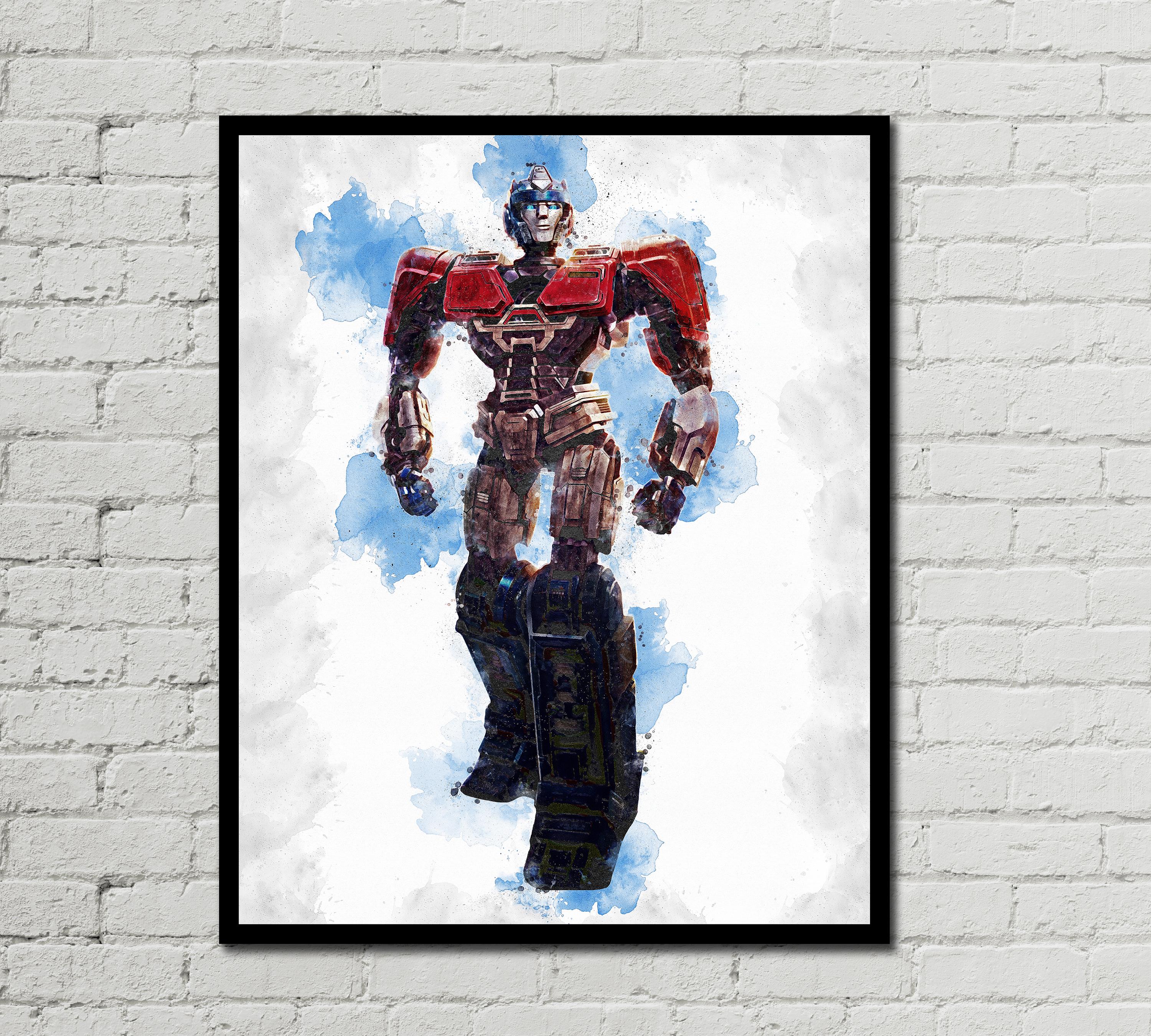 OPTIMUS PRIME POSTER - Transformers One Poster - Watercolor Art ...