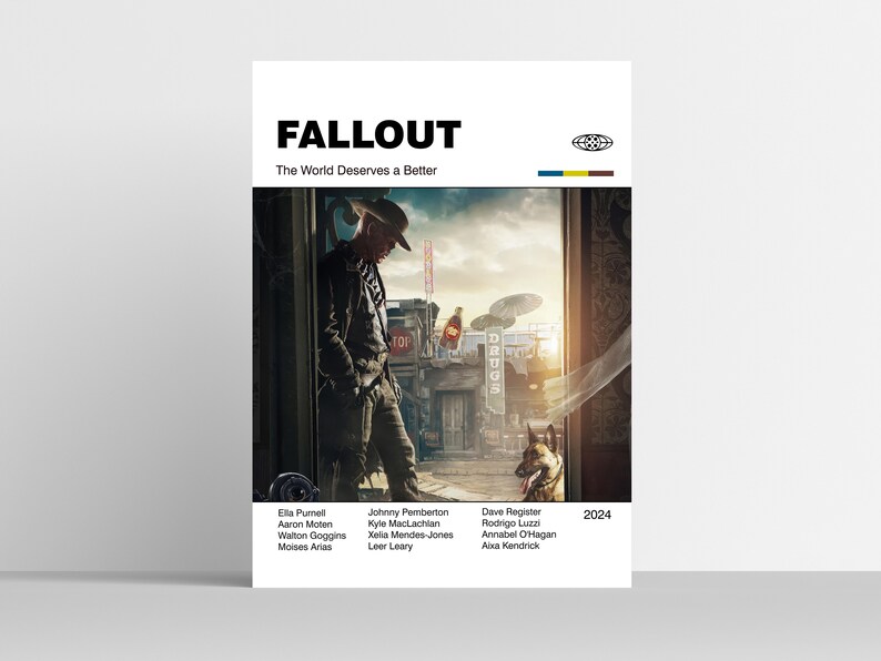 FALLOUT POSTER TV Show Poster Mid Century Modern Art Digital Download ...