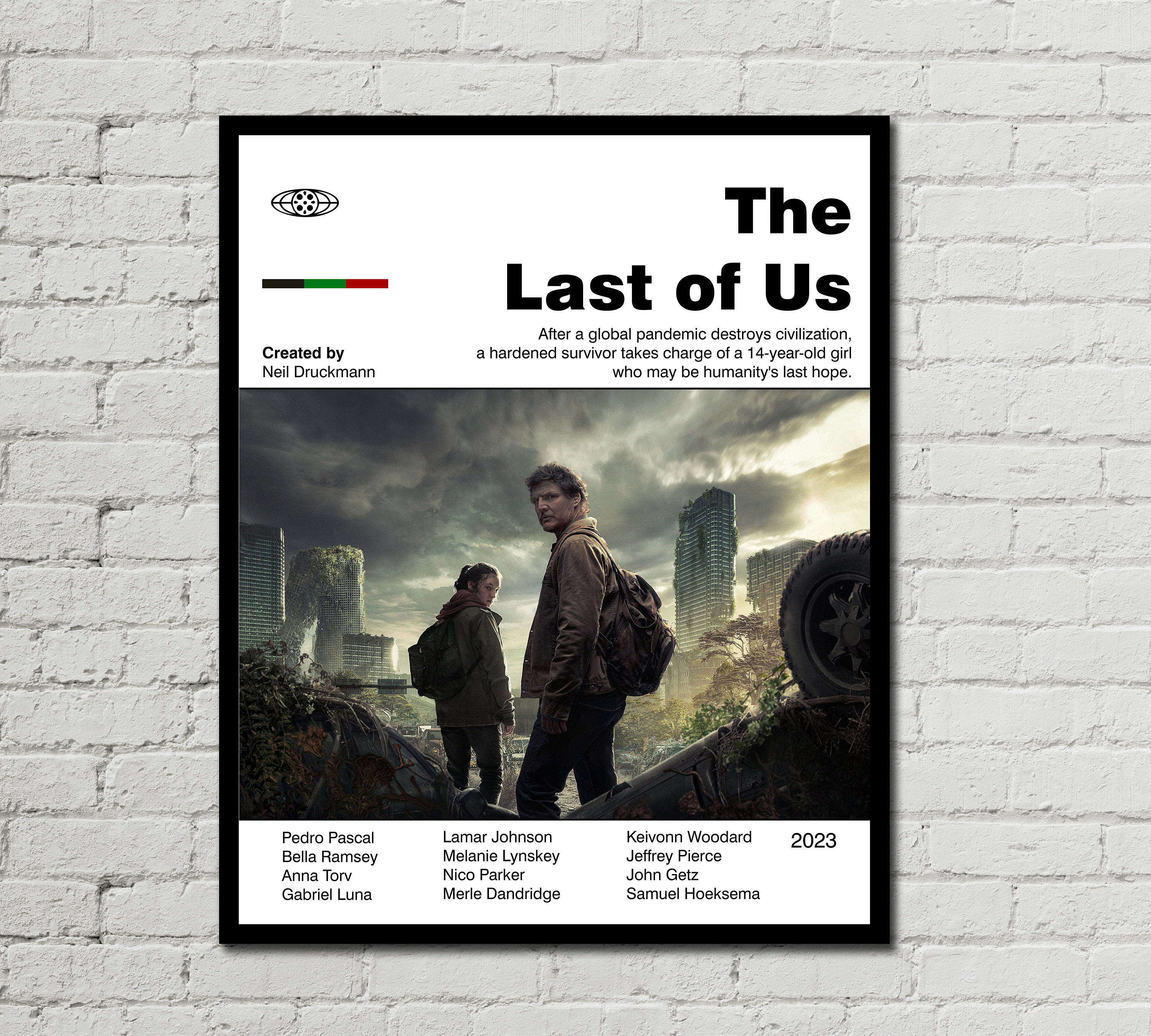 The Last of Us Poster TV Show Poster Mid Century Modern Art Digital ...