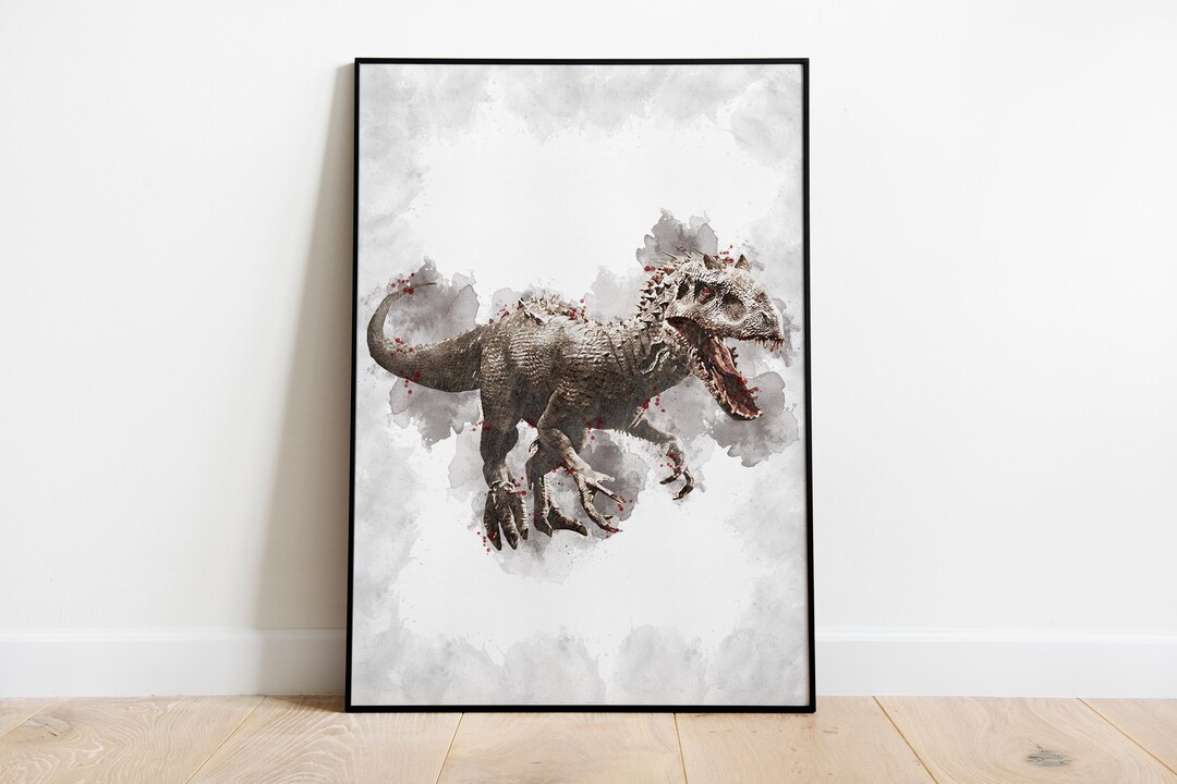 INDOMINUS REX POSTER - Dinosaurs Poster - Digital Art - Printable Art ...
