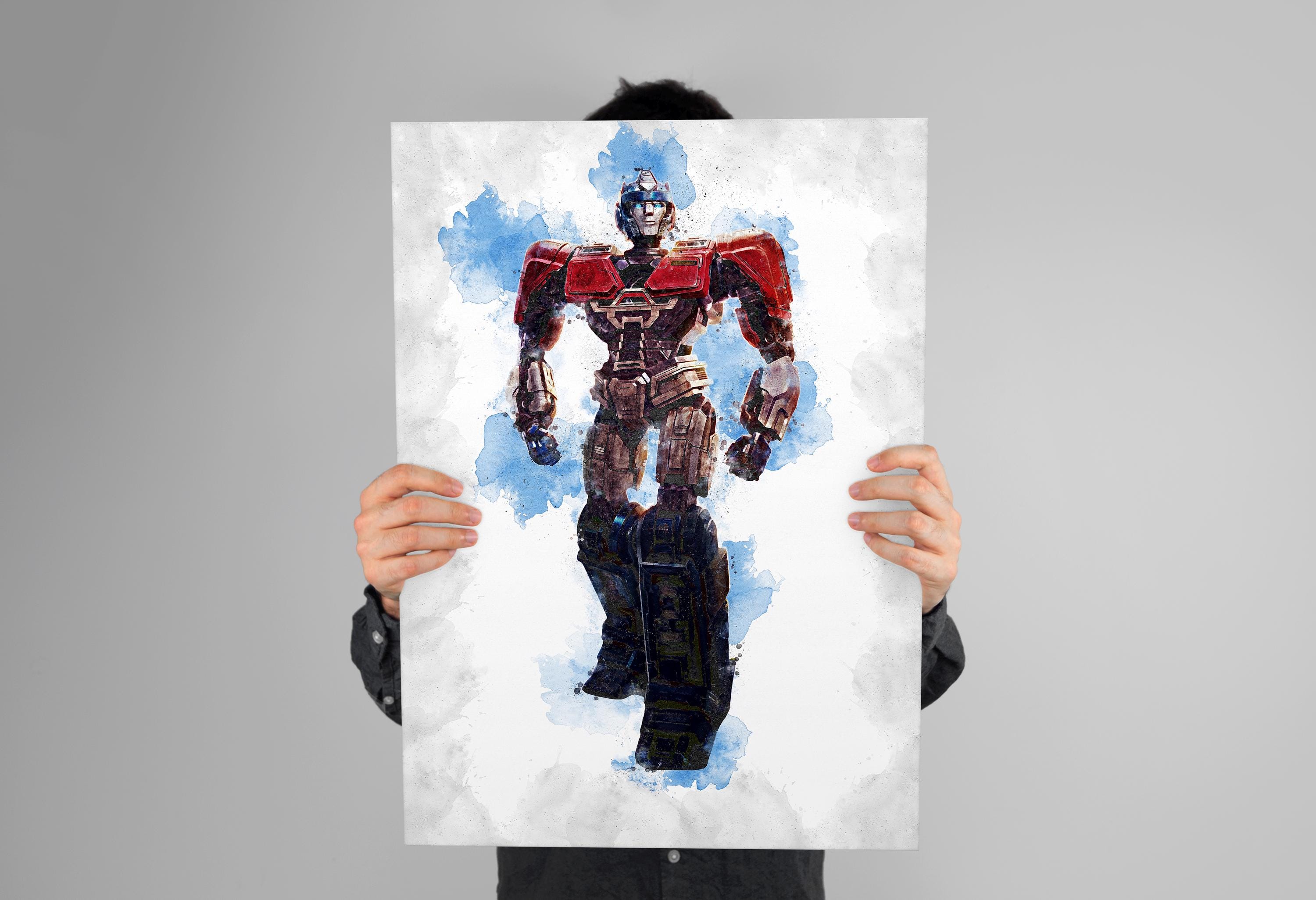 OPTIMUS PRIME POSTER - Transformers One Poster - Watercolor Art ...