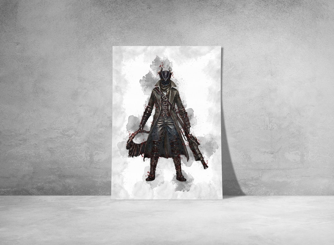 BLOODBORNE POSTER - Gaming Poster - Watercolor Art - Digital Download ...