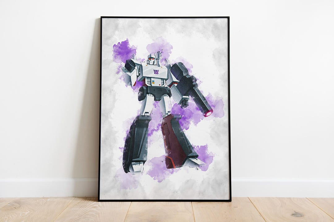MEGATRON POSTER - Transformers Poster - Watercolor Art - Printable Art ...