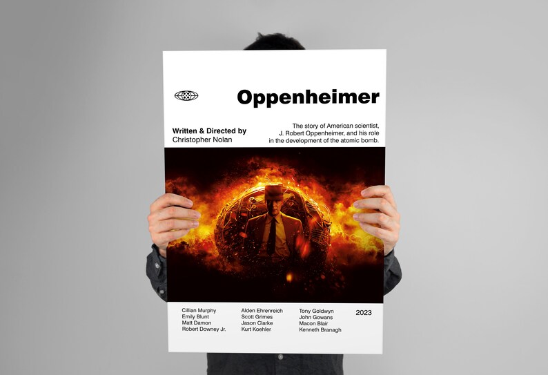 OPPENHEIMER POSTER Movie Poster Printable Art Digital Art Wall Art Mid ...