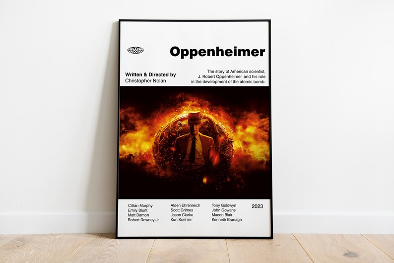 OPPENHEIMER POSTER Movie Poster Printable Art Digital Art Wall Art Mid ...