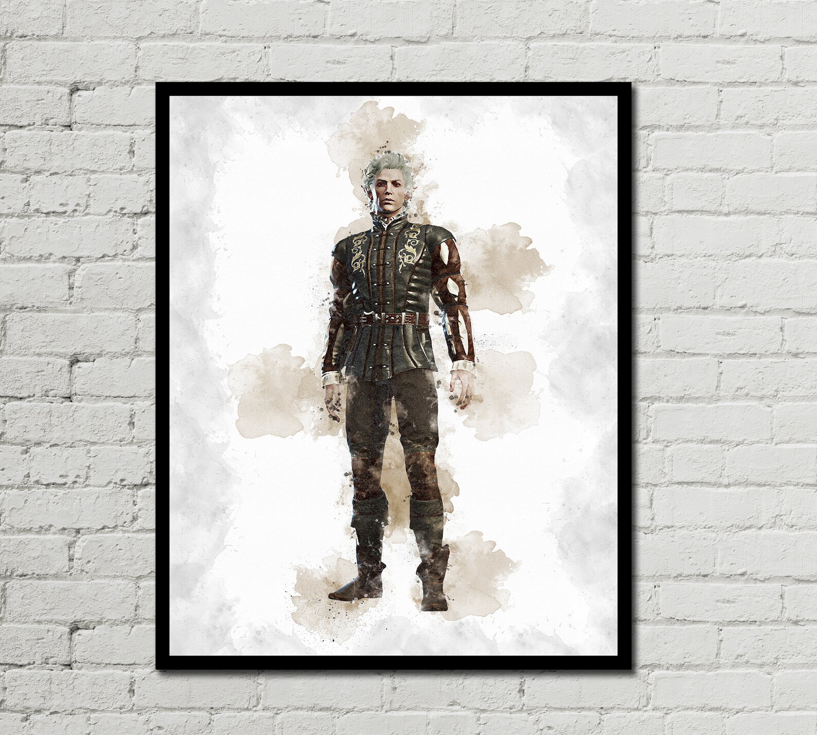 BALDUR'S GATE POSTER Astarion Poster Video Game Poster Digital Art ...