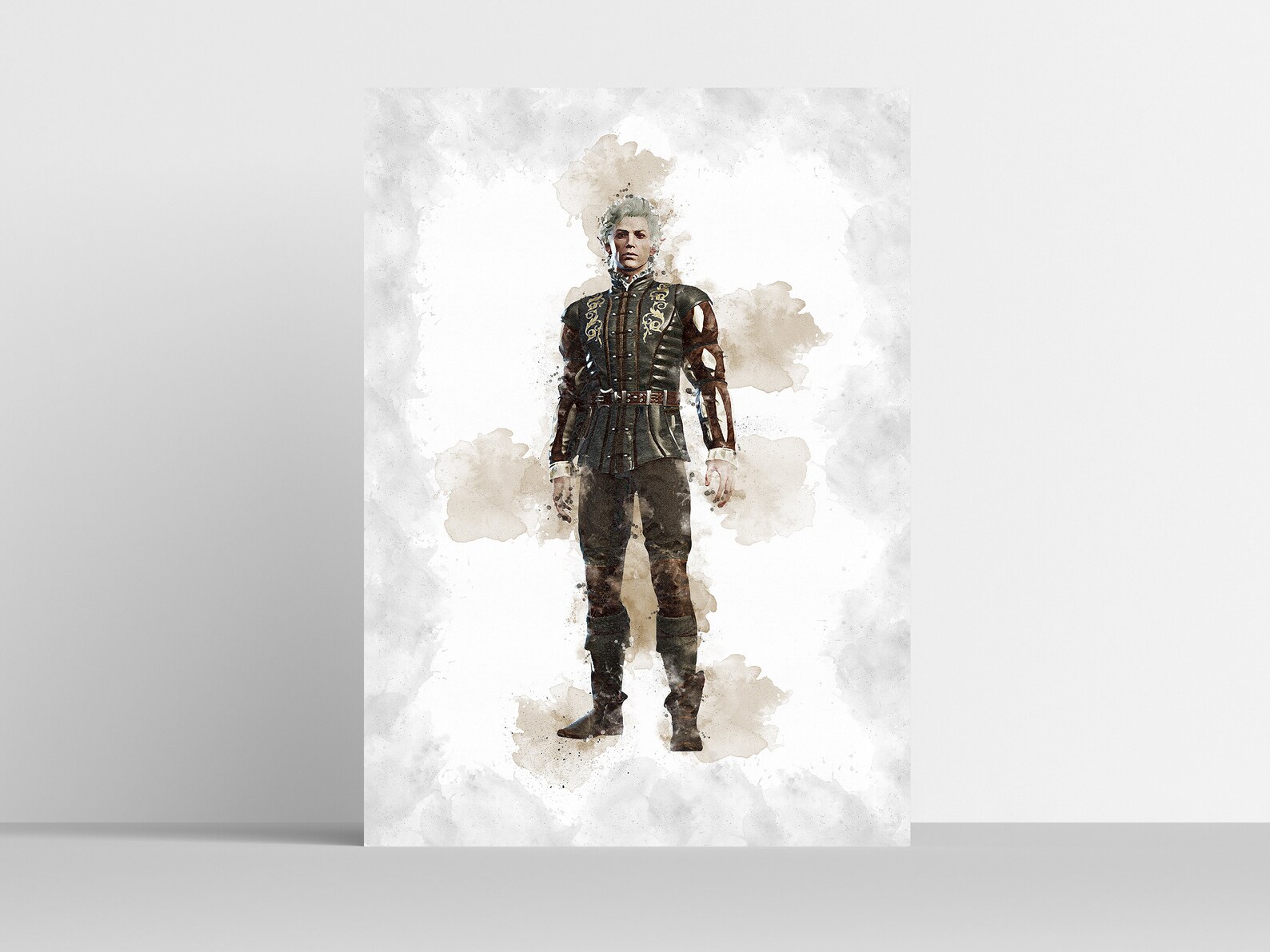 BALDUR'S GATE POSTER Astarion Poster Video Game Poster Digital Art ...