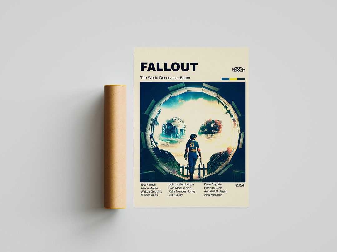 FALLOUT POSTER TV Show Poster Mid Century Modern Art Printed Poster ...