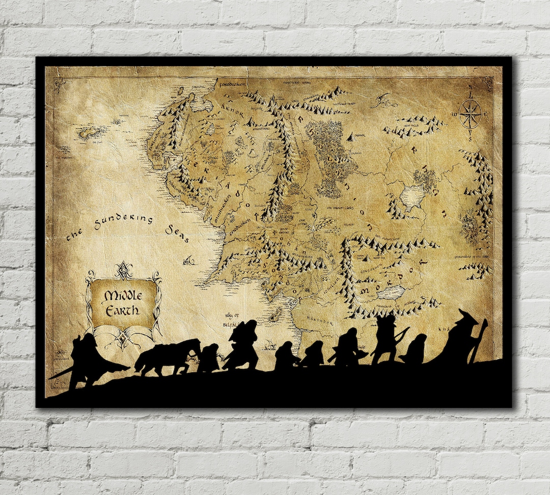Lord of the Rings Poster - Digital Download - Printable Art - Wall Art ...