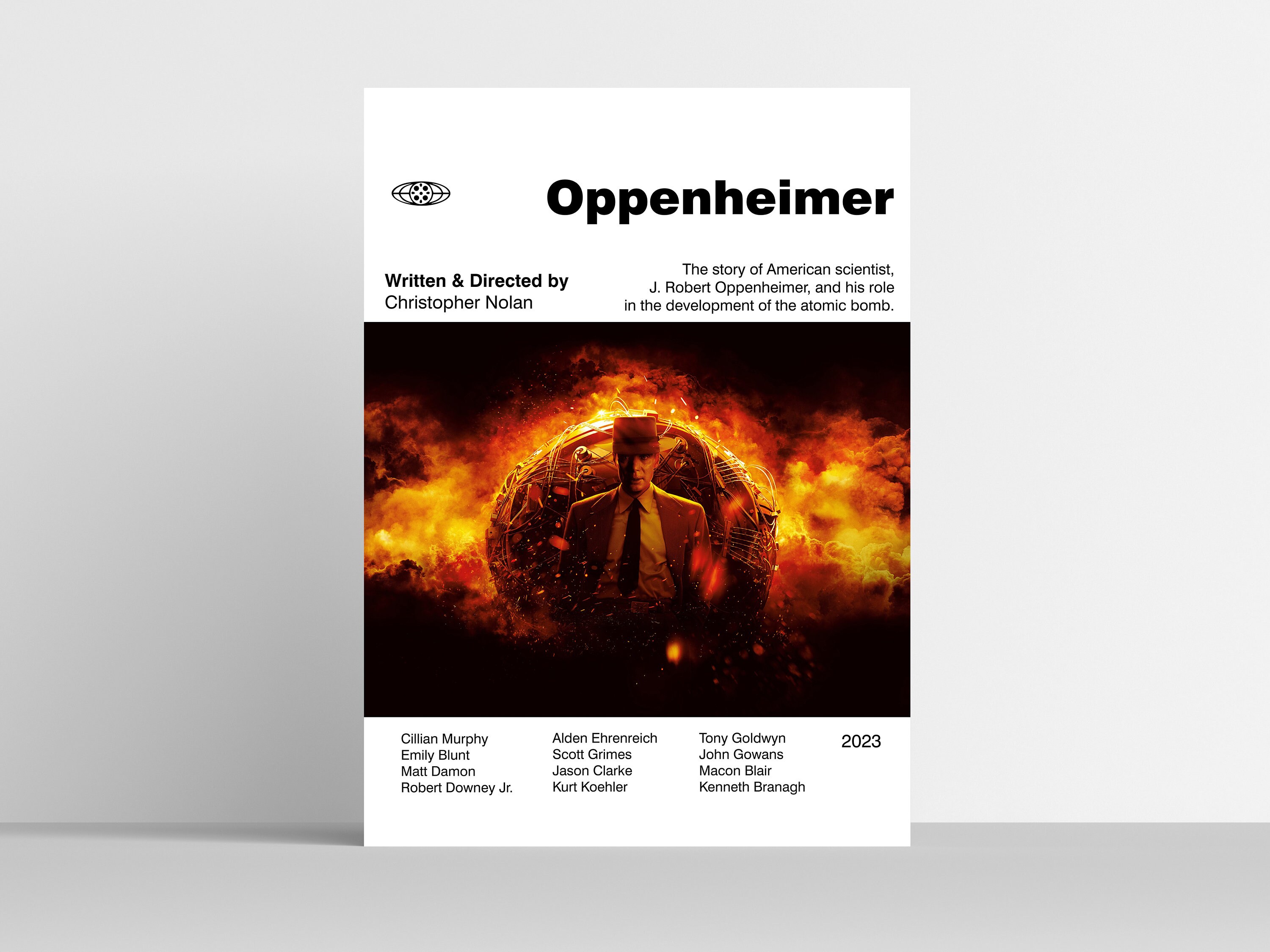 OPPENHEIMER POSTER Movie Poster Printable Art Digital Art Wall Art Mid ...