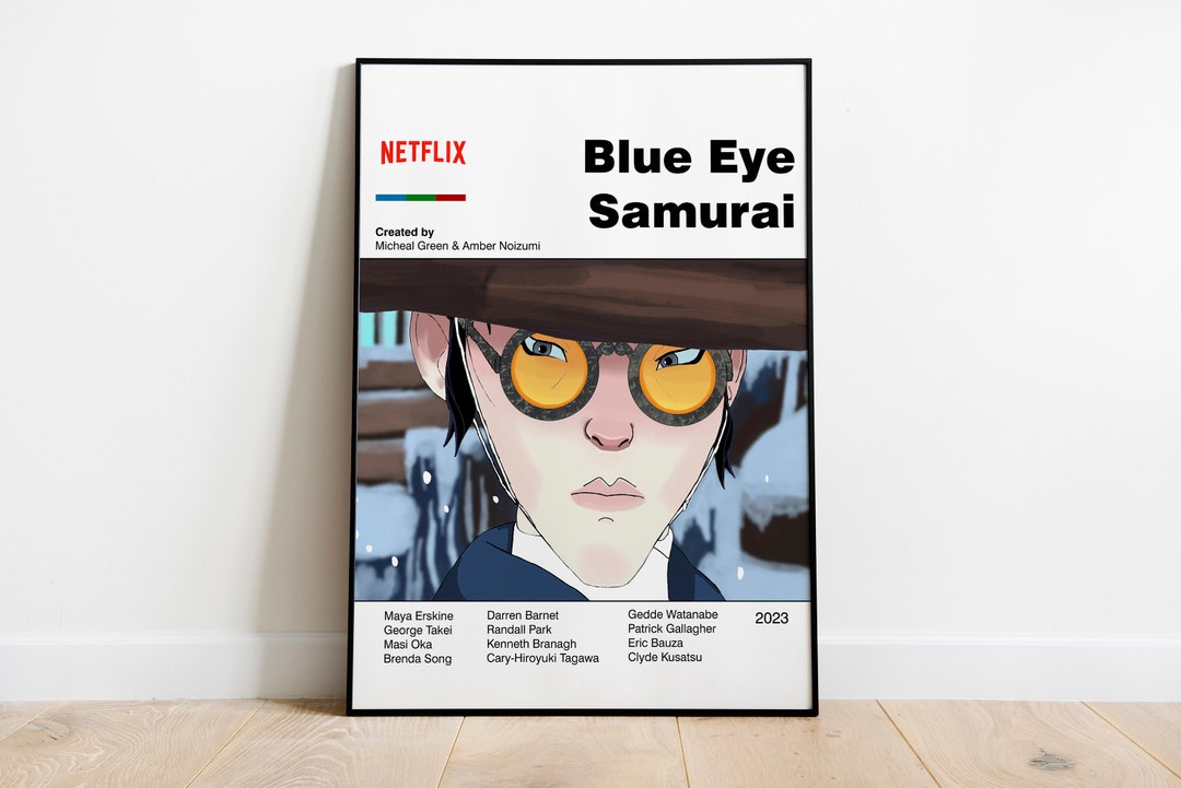 BLUE EYE SAMURAI - Anime Poster - Digital Art - Printable Art - Wall ...