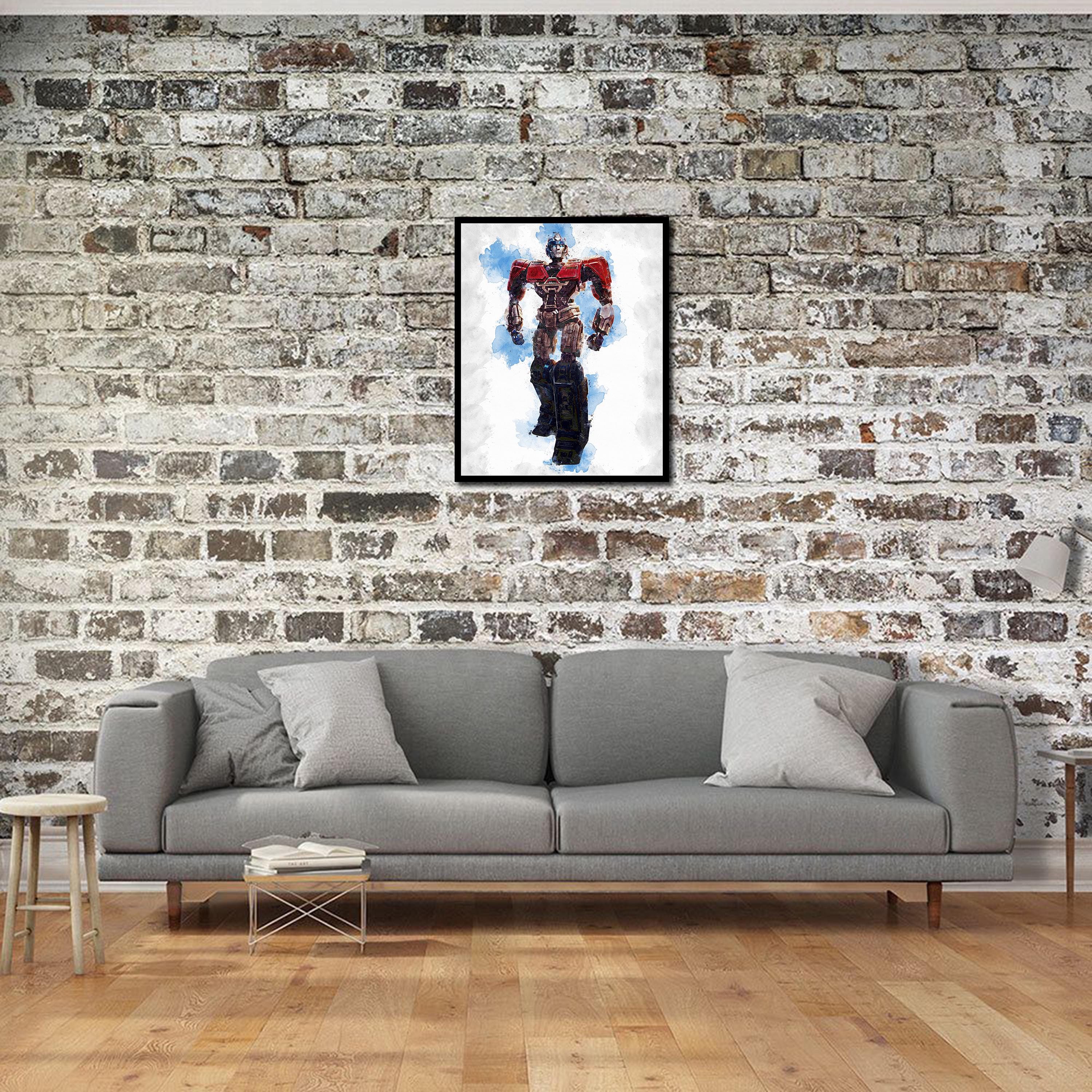 OPTIMUS PRIME POSTER - Transformers One Poster - Watercolor Art ...
