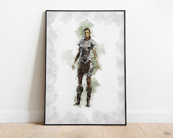 BALDUR'S GATE POSTER Gale Poster Video Game Poster Digital Art ...