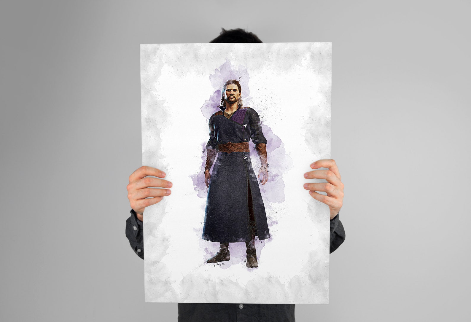 BALDUR'S GATE POSTER Gale Poster Video Game Poster Digital Art ...
