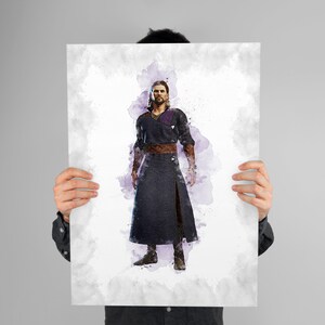 BALDUR'S GATE POSTER - Gale Poster - Video Game Poster - Digital Art ...
