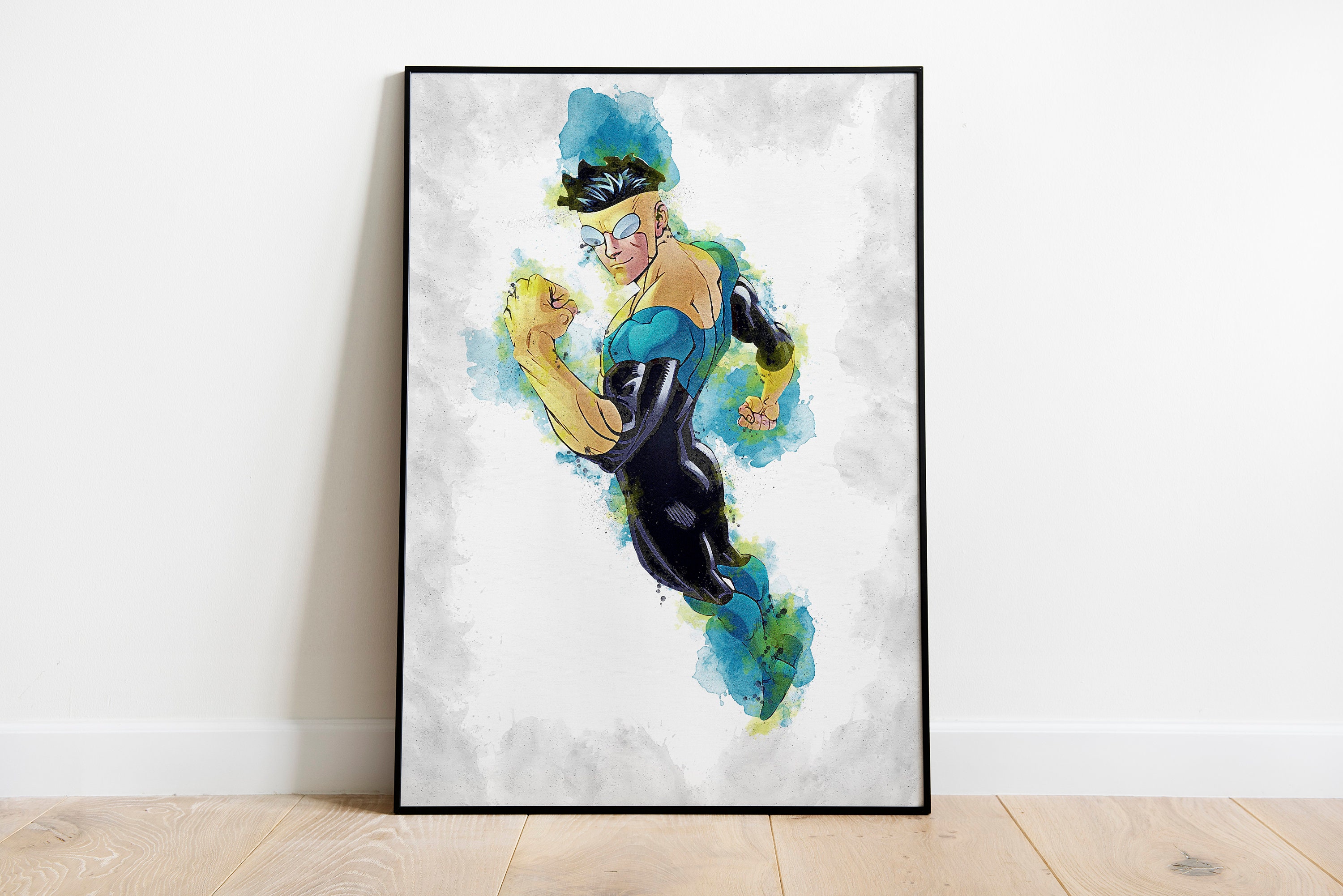 INVINCIBLE POSTER Watercolor Art Printable Art Digital Download Wall ...