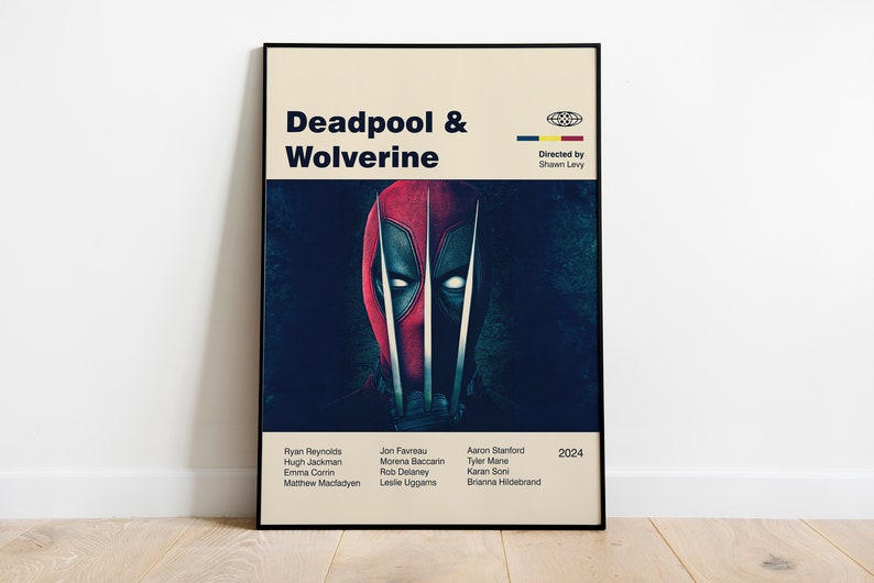 Deadpool Wolverine Poster Marvel Poster Printable Art Digital Art