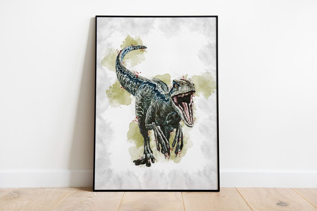 RAPTOR POSTER - Dinosaurs Poster - Digital Art - Printable Art ...