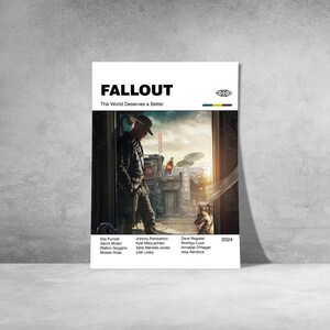 FALLOUT POSTER TV Show Poster Mid Century Modern Art Digital Download ...