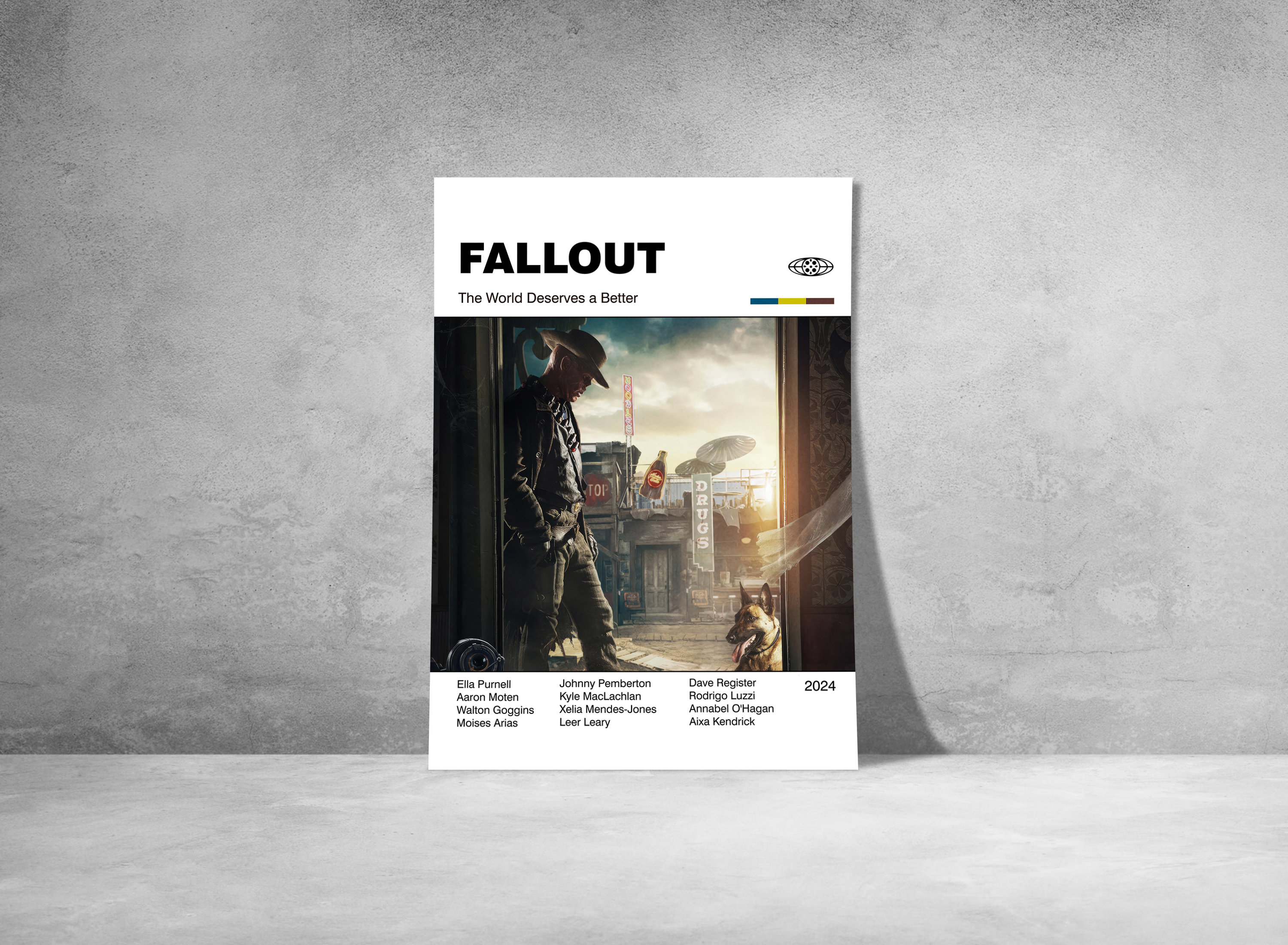 FALLOUT POSTER TV Show Poster Mid Century Modern Art Digital Download ...