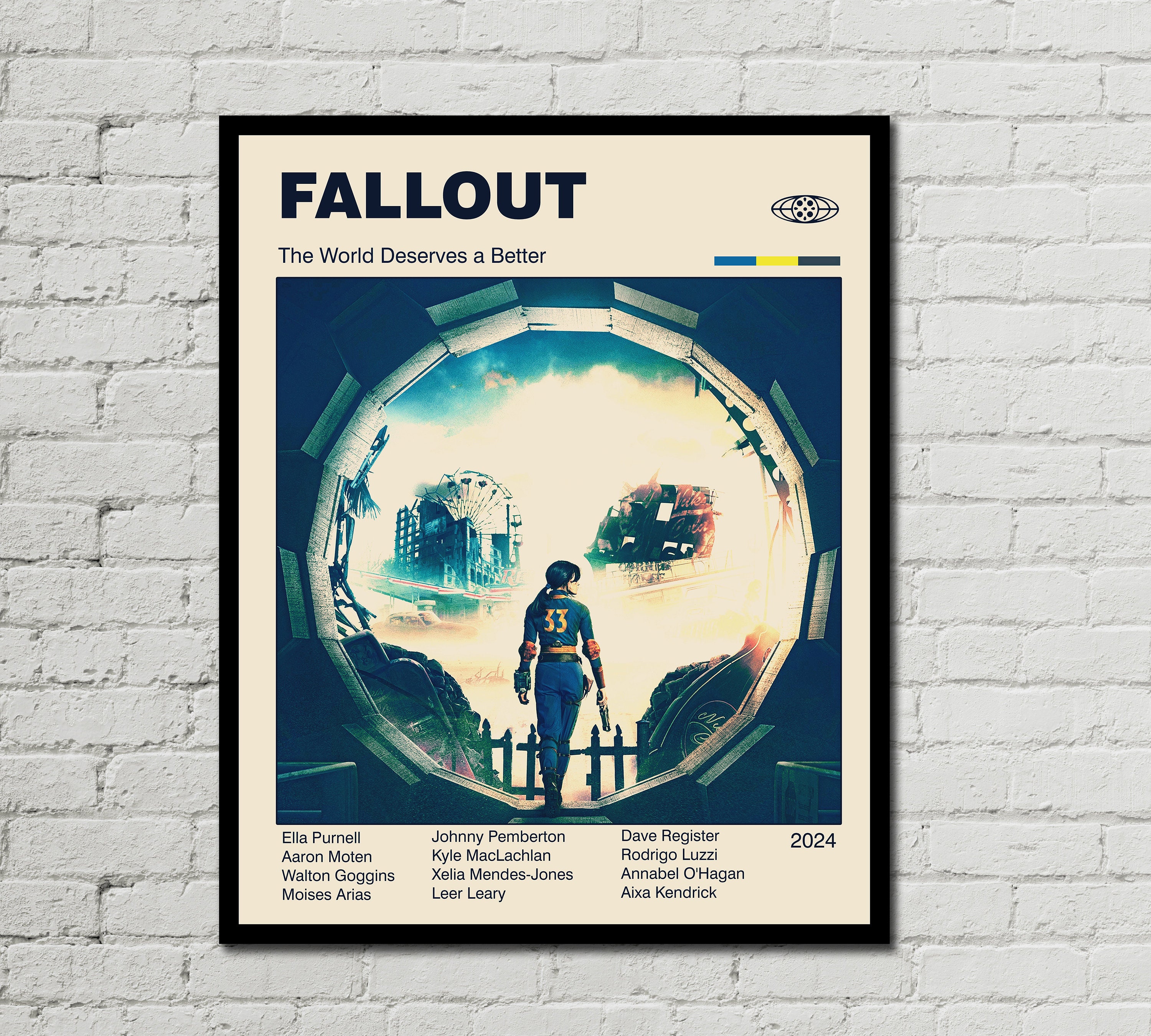 FALLOUT POSTER TV Show Poster Mid Century Modern Art Printed Poster ...