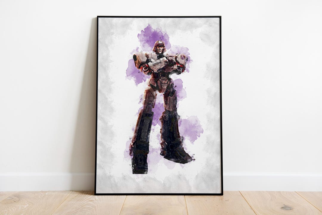 MEGATRON POSTER - Transformers One Poster - Watercolor Art - Printable ...