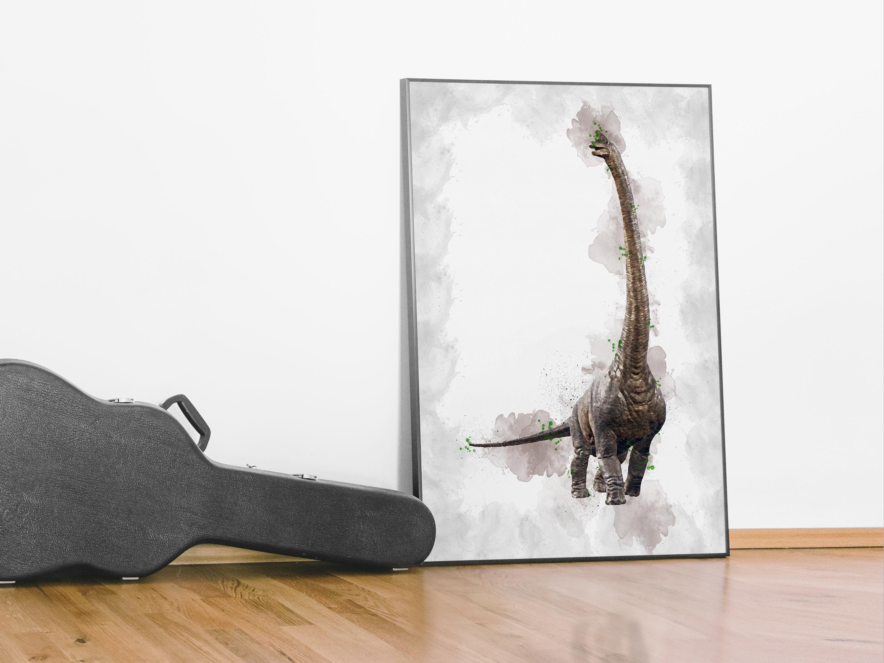 BRONTOSAURUS POSTER - Dinosaurs Poster - Digital Art - Printable Art ...