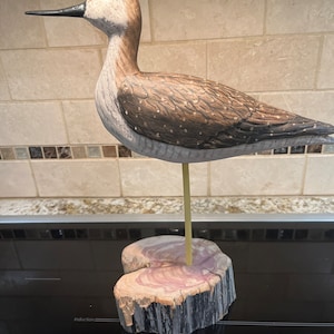 Shorebird Decoy Carving - Greater Yellowlegs - Etsy