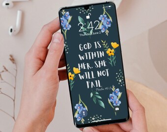 Christian Phone Wallpaper Bible Verse Phone Wallpaper - Etsy