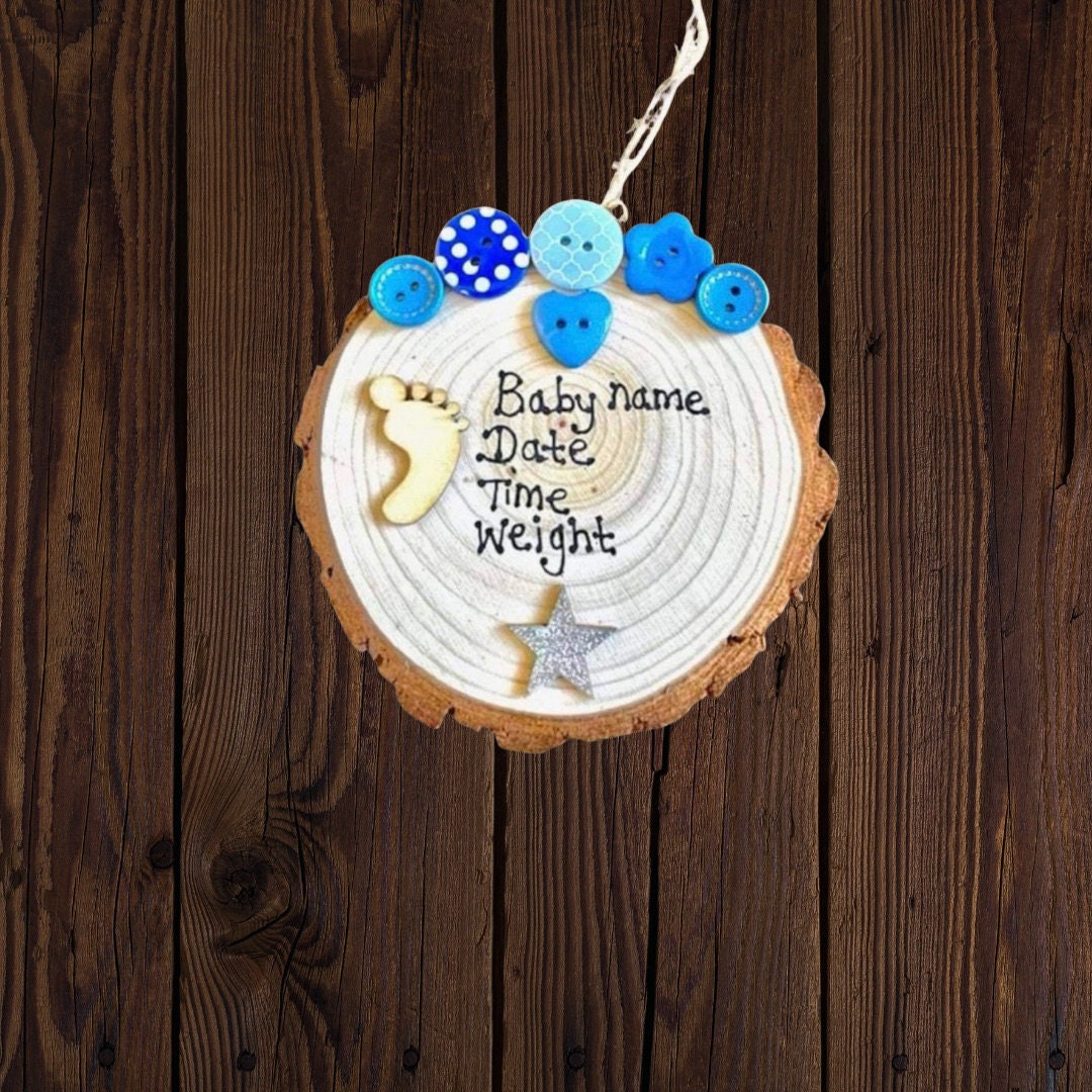Handmade Personalised Baby Birth Weight Newborn Wooden Sign - Etsy