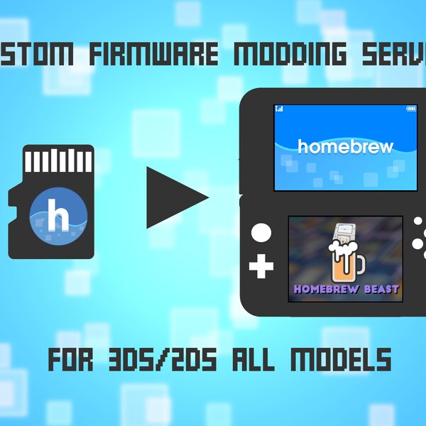 3ds Modding Service - Etsy