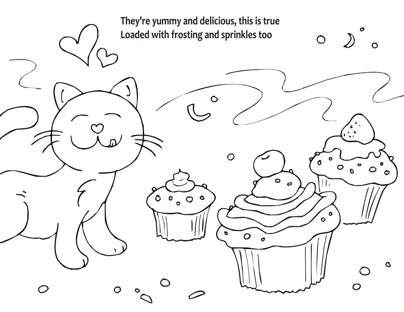 Printable Children's Storybook and Coloring Pages for Kids - Etsy