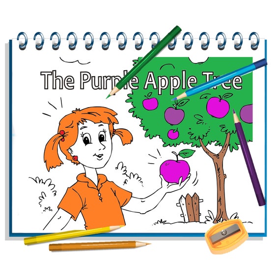 Printable Children's Storybook and Coloring Pages for Kids - Etsy